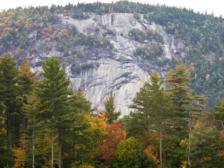 View of Cathedral Ledge in the Fall - North Conway NH - North Conway NH ...